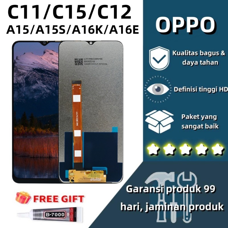 Jual LCD Realme C11/ C12/C15/ A15 A15S A16K Fullset Touchscreen / Narzo ...