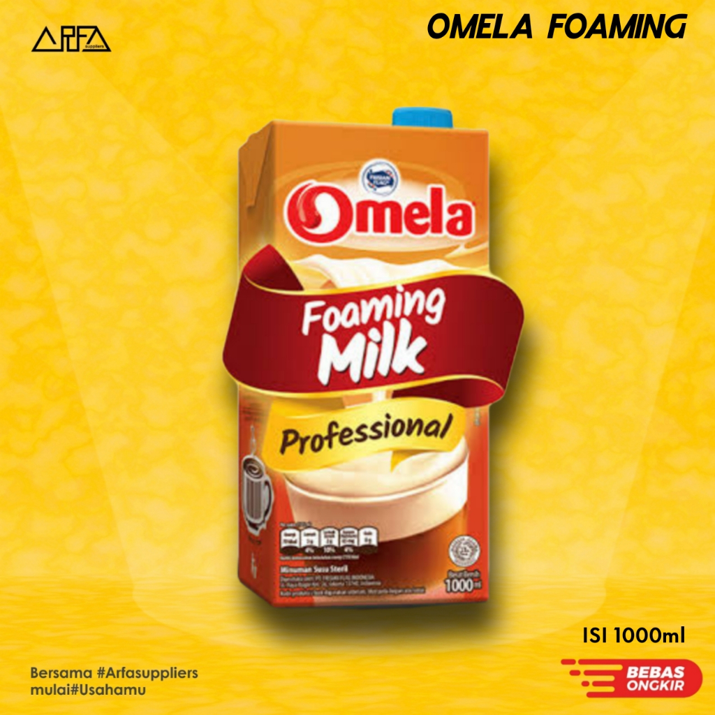 Jual Omela Foaming Milk 1 liter - Fresh Milk | Shopee Indonesia