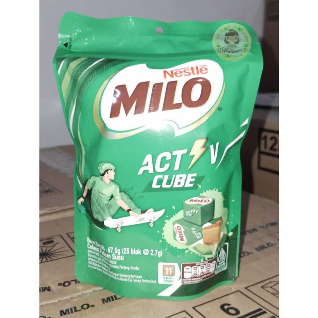 Jual Nestle milo activ cokelat paduan susu bentuk kotak bpom halal ...