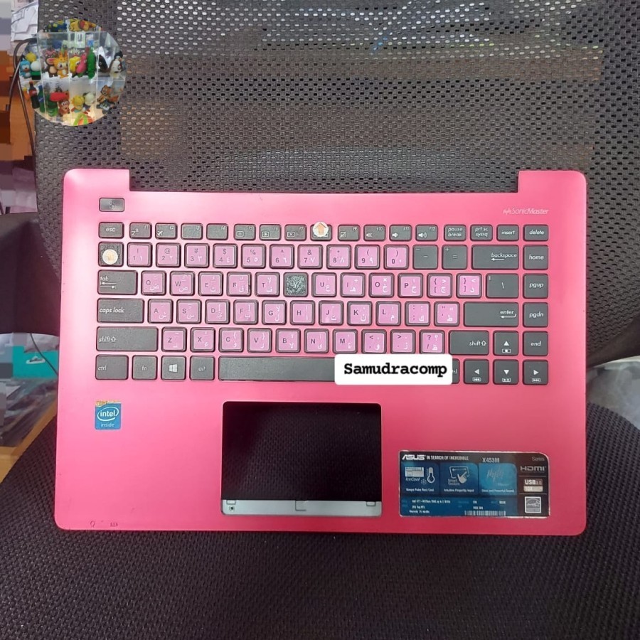 Jual Casing Frame Keyboard Palmrest Laptop Asus X453M X453MA Keyboard ...