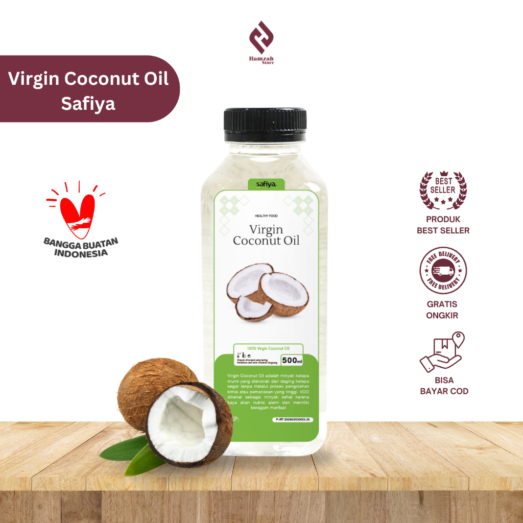 Jual Virgin Coconut Oil 500 ml - Minyak Kelapa Murni VCO Safiya ...
