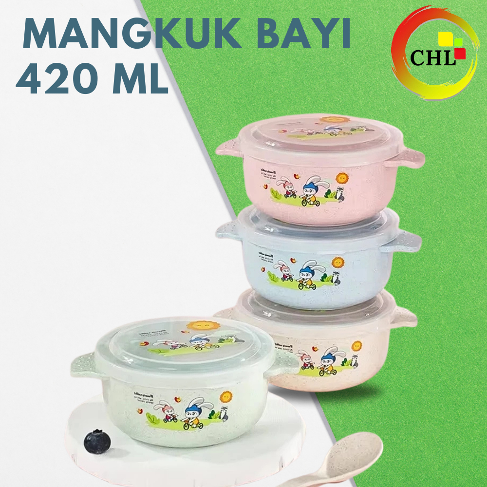 Jual COLUMBIA: Mangkok Sup Anak Jerami Gandum Kartun (Tahan Panas, Stok ...