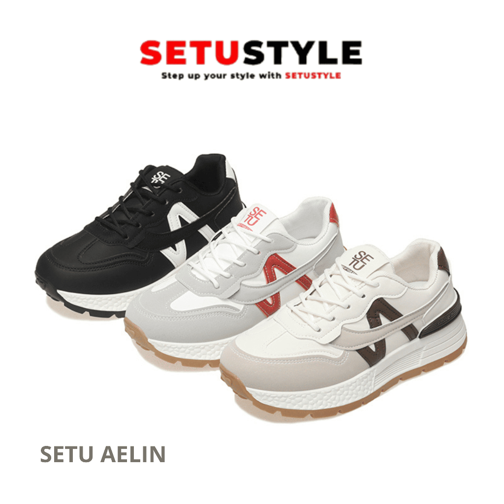 Jual SETU Aelin Sepatu Sneakers Wanita Casual Olahraga Hangout Korean ...