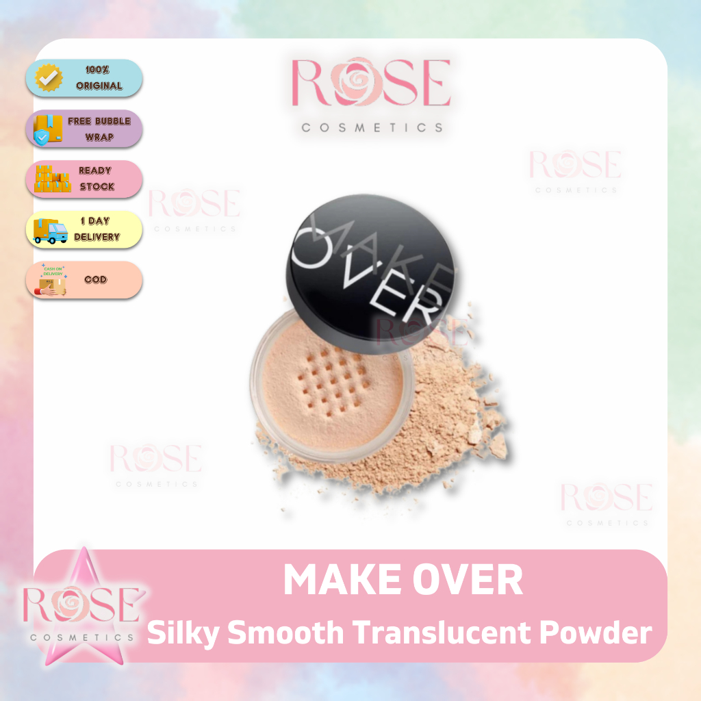 Jual MAKE OVER Silky Smooth Translucent Powder 35 g - Bedak Tabur/BPOM ...