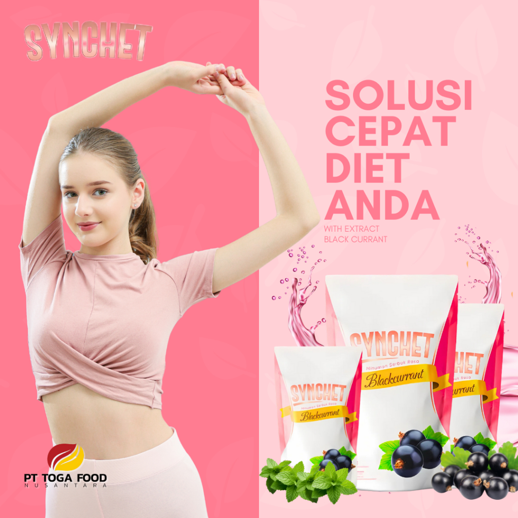 Jual SYNCHET - Minuman Fiber Slim Tinggi Serat Suplemen Diet Pelangsing Tubuh Pencahar Lemak ...