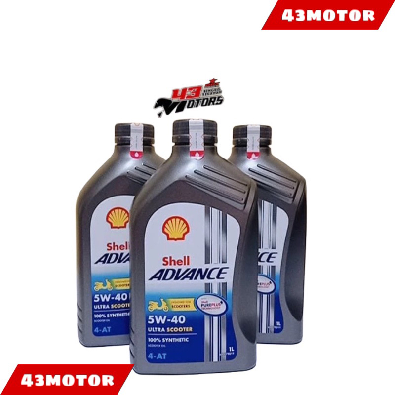 Jual OLI SHELL ADVANCE ULTRA SCOOTER 5W-40 ORIGINAL 100% | Shopee Indonesia