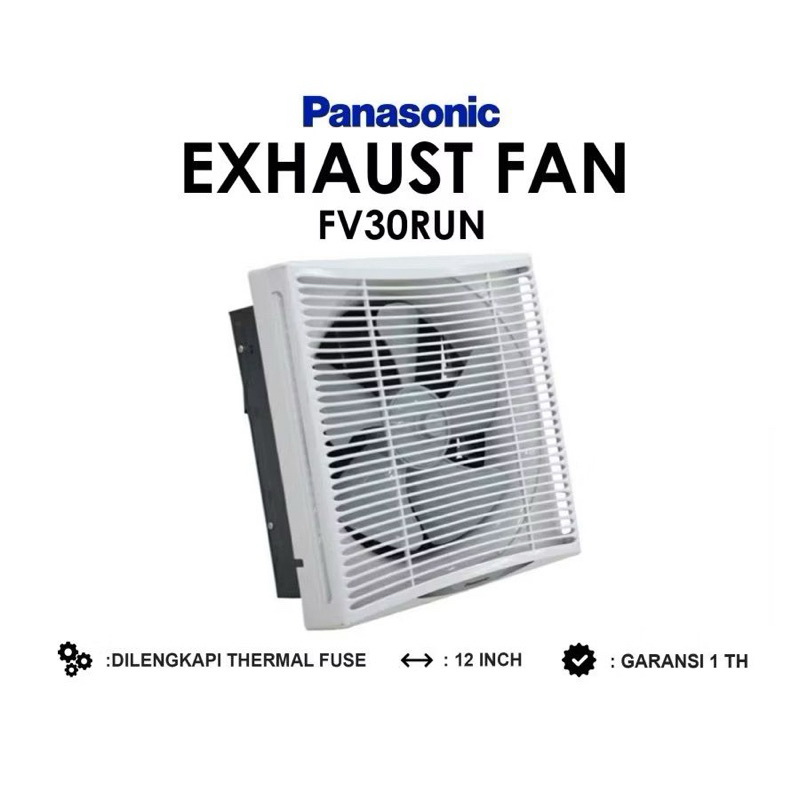Jual Panasonic FV30RUN Exhaust Fan 12 inch Exhaust Dinding FV-30RUN FV-30-RUN | Shopee Indonesia