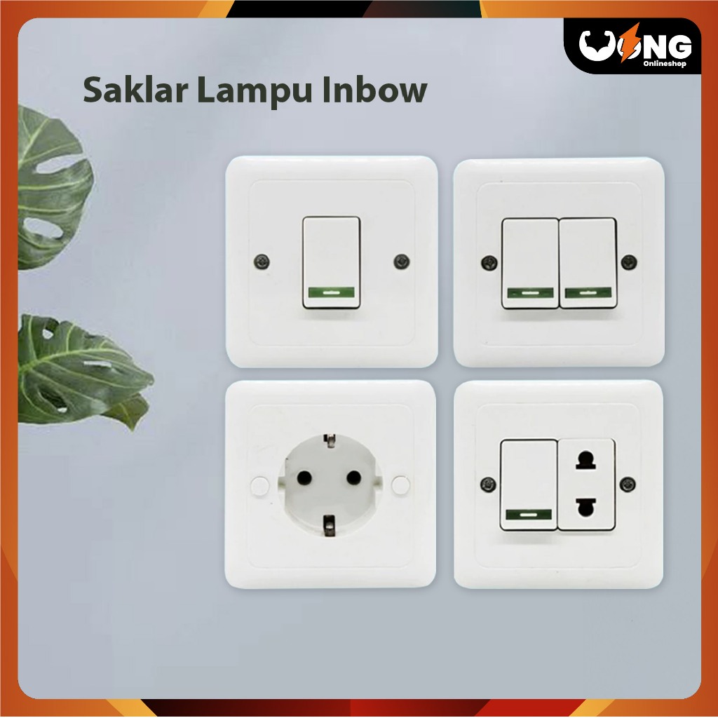 Jual Wongs-Saklar Lampu Inbow / Saklar Seri Engkel Stop Kontak / Saklar ...