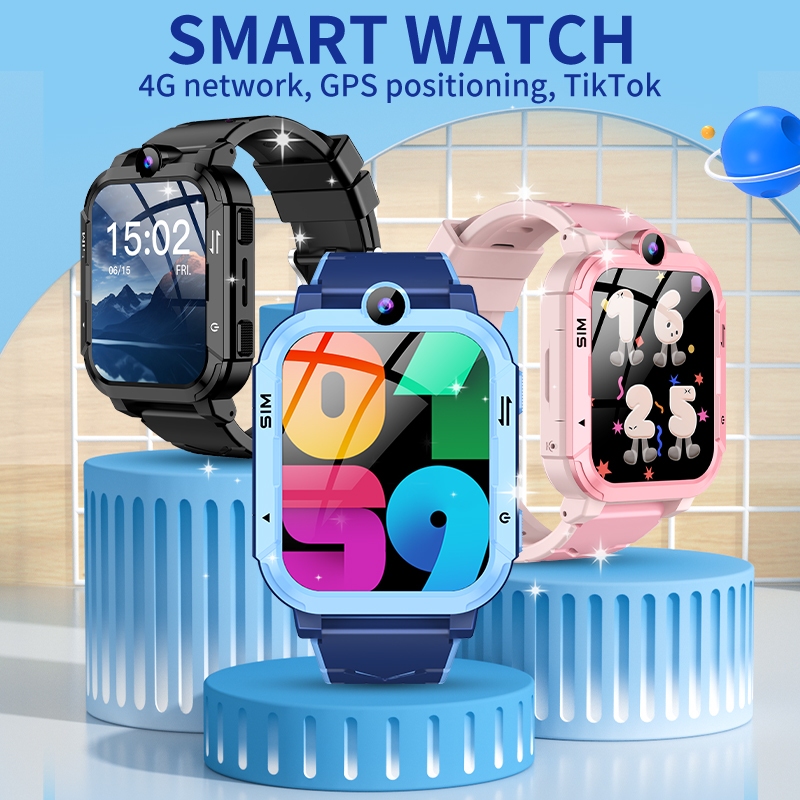 Jual Grownado Jam tangan Smartwatch 4G anak Anti Air IP68 Jam tangan anak 4G Video call telepon ...