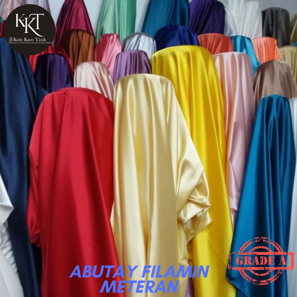 Jual Kain Abutay Filamin Meteran Bahan Dekorasi Backdrop Pelaminan ...