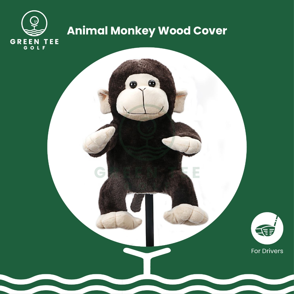 Jual Golf Monkey Driver Headcover Plush - Sarung Pelindung Stik Golf ...