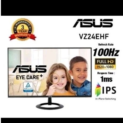 Jual MONITOR ASUS VZ24EHF 24" IPS 100Hz 1ms, HDMI | Shopee Indonesia