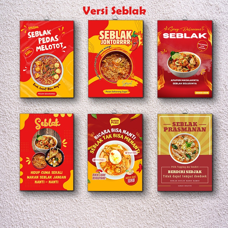 Jual Poster Kayu Spesial Seblak Hiasan Dinding Aesthetic Walldecor ...