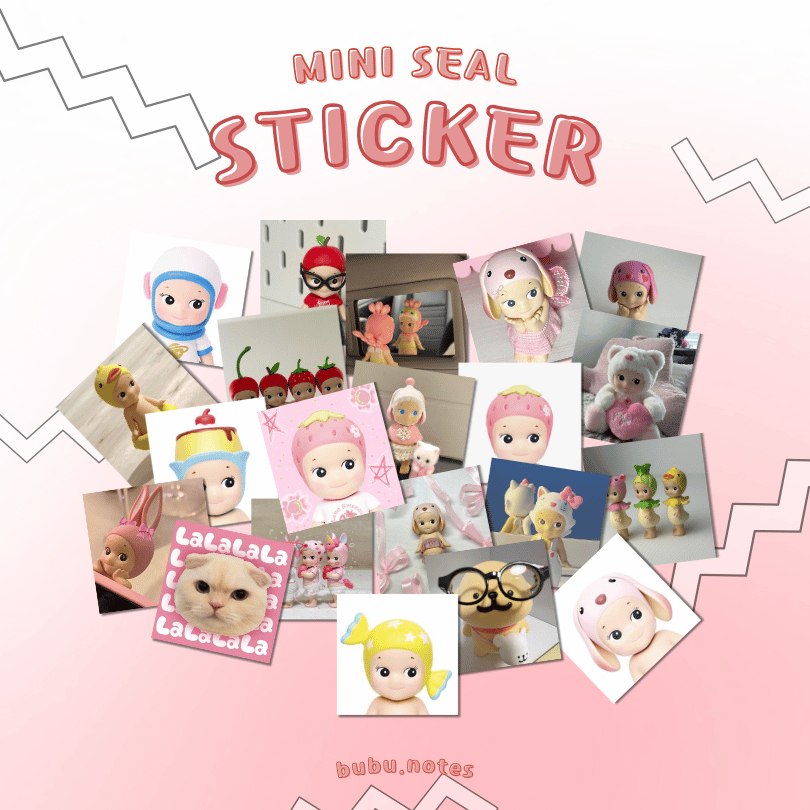 Jual [ Isi 110++ ] STICKER SEAL MINI BUJO LUCU KAWAII AESTHETIC ...