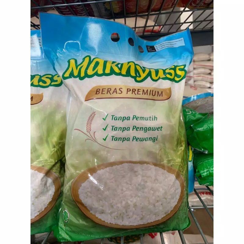 Jual 5 kg Beras Nusantara Maknyus mutu terjamin putih wangi dan pulen ...