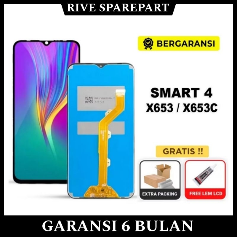 Jual LCD INFINIX SMART 4 / X653 / X653C FULLSET TOUCHSCREEN ORIGINAL ...