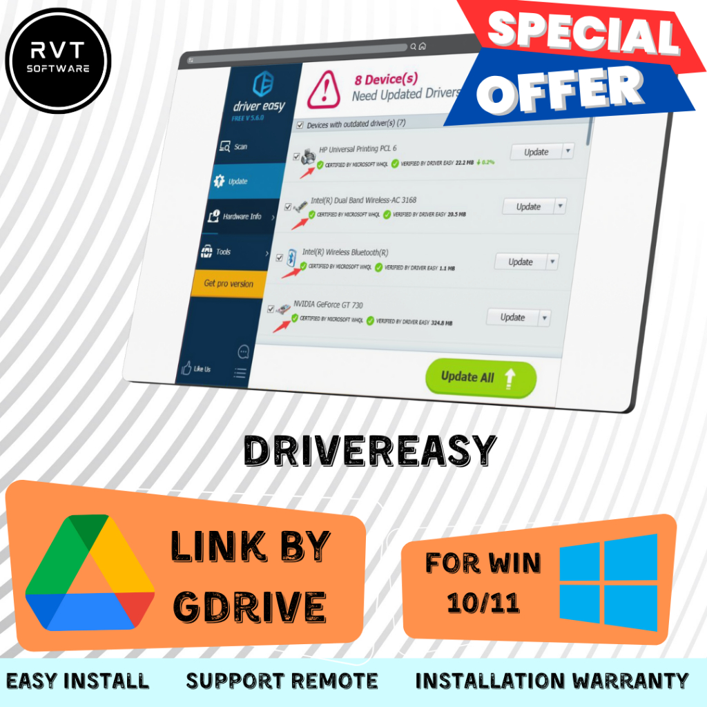 Jual DriverEasy Driver Updater 6.1.0 updated (FullVersion) | Shopee ...