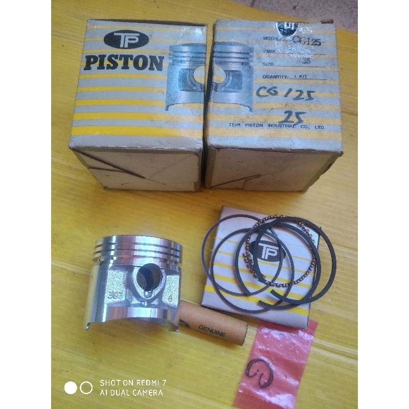 Jual PISTON SEKER SEHER KIT SET HONDA CG 125 CG125 OS 25 50 75 100 kode ...