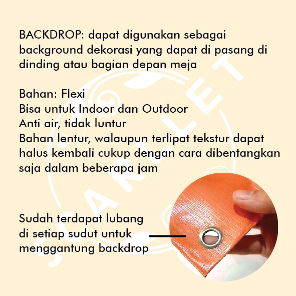 Jual BACKDROP IMLEK UCAPAN GONG XI FA CAI CUSTOM TULISAN HIASAN BANNER ...