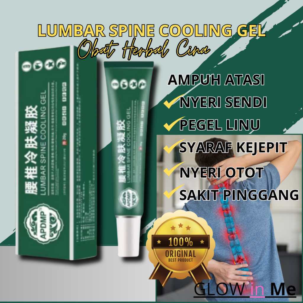 Jual Cream Herbal Cina Lumbar Spin Cooling Gel Cream Lutut Pereda nyeri ...