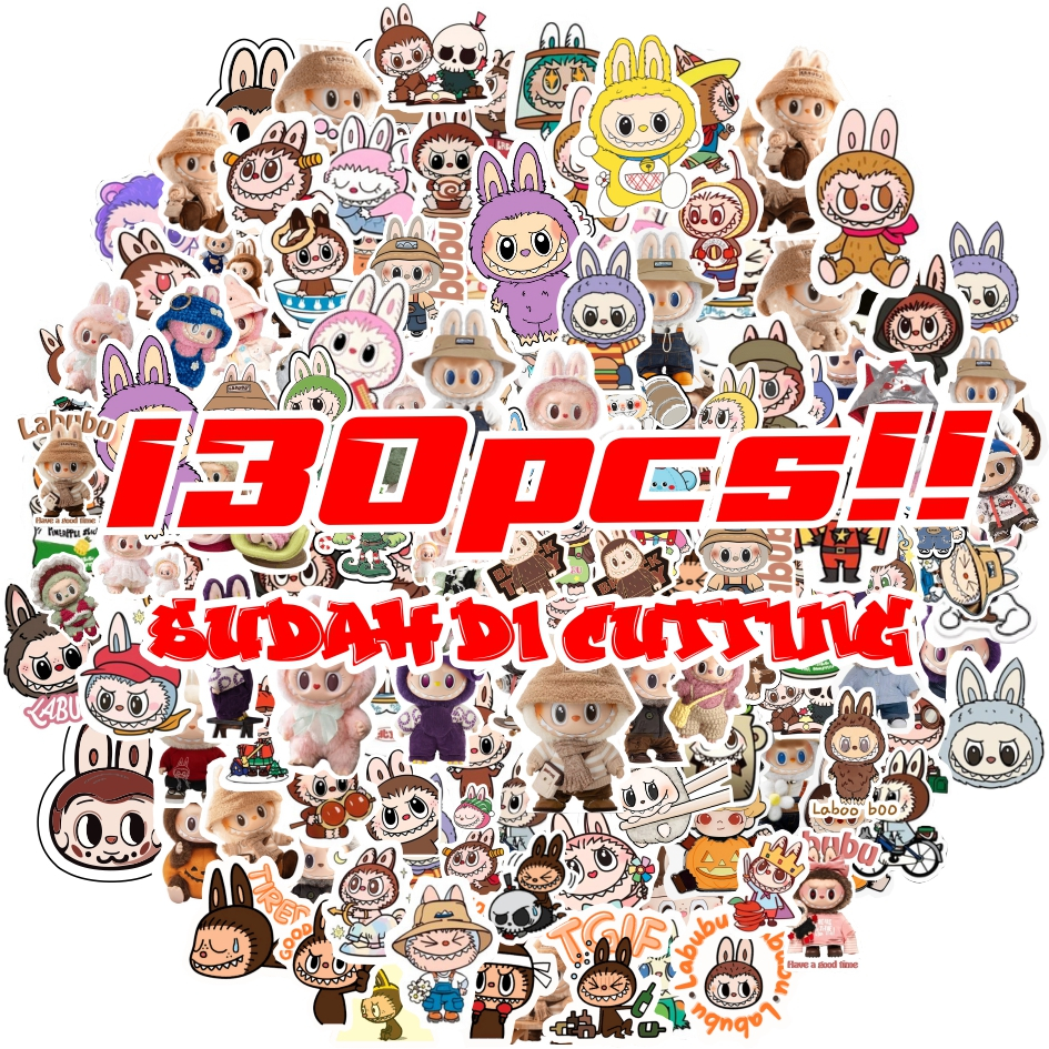 Jual Stiker Pack Gambar Labubu Cutting 130pcs(elpj11) | Shopee Indonesia