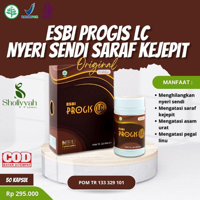 Jual EBSI progis lc 50 kapsul obat alami nyeri sendi saraf kejepit pegal linu asam urat | Shopee ...