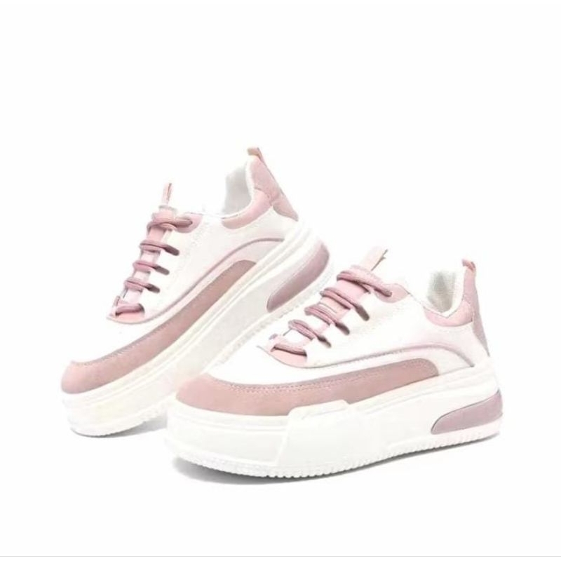 Jual Sepatu Sneakers wanita Korea JENO News 2024 Casual Sepatu Korean ...