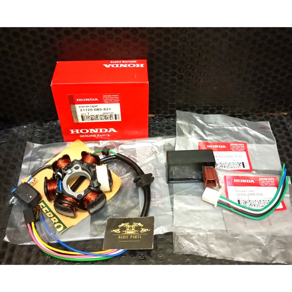 Jual Paket 3 Item Spull spull Assy Set Honda Grand Astrea Supra Gn5 Set ...