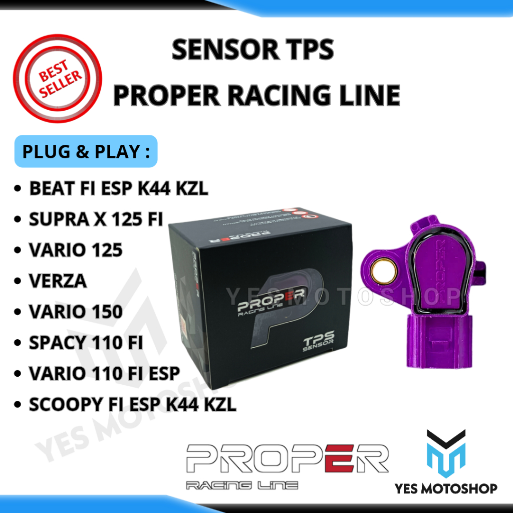Jual SENSOR TPS PROPER RACING LINE VARIO 125 / 150 BEAT FI SCOOPY FI ...