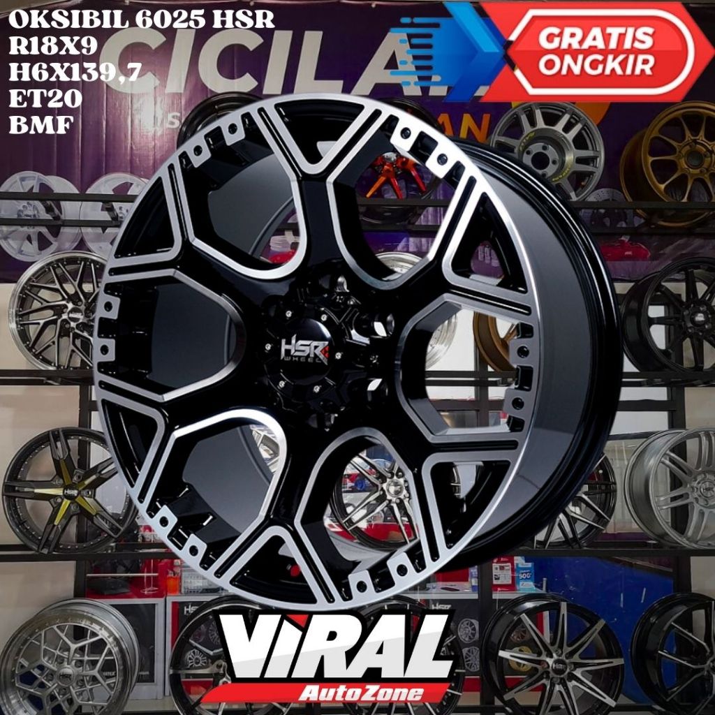 Jual Velg Mobil Ring 18 HSR OKSIBIL R18 UNTUK PAJERO , FORTUNER , EVEREST , MUX | Shopee Indonesia