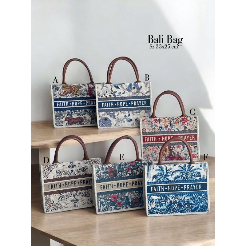 Jual Tas Tangan Bali FAITH-HOPE-PRAYER Totebag Tas Bali Tas Bali Canvas ...