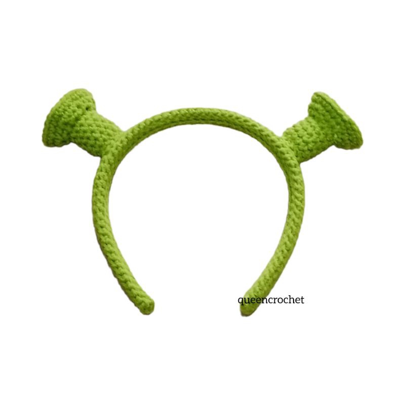 Jual Headband Shrek Crochet | bando rajut shrek | bando cosplay | bando ...