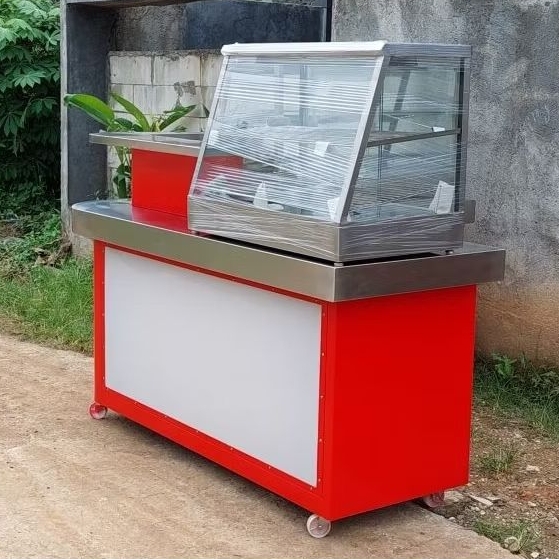 Jual meja besi neon box fried chicken ukuran 150cm | Shopee Indonesia