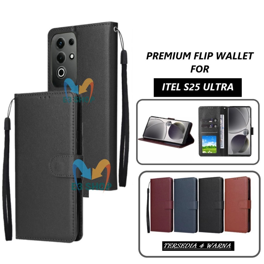 Jual case hp for ITEL S25 ULTRA Premium flip wallet Flip case Magnet ...