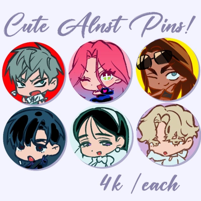 Jual Cute Alnst Icon pins | Shopee Indonesia