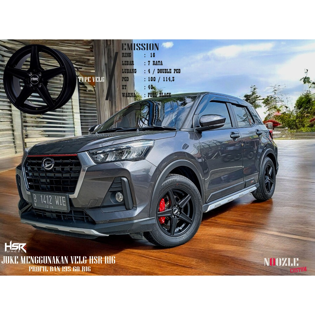 Jual Velg Mobil Juke March Jazz Ring 16 Lubang 4 Double PCD Pelek ...