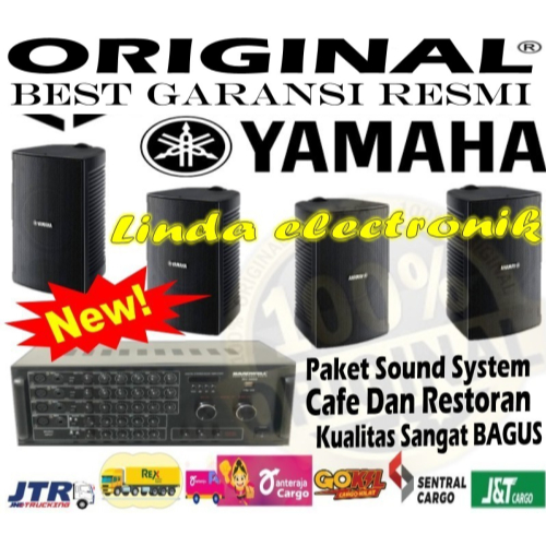 Jual paket sound system cafe restoran yamaha vs6 4bh hardwell rv3000 | Shopee Indonesia