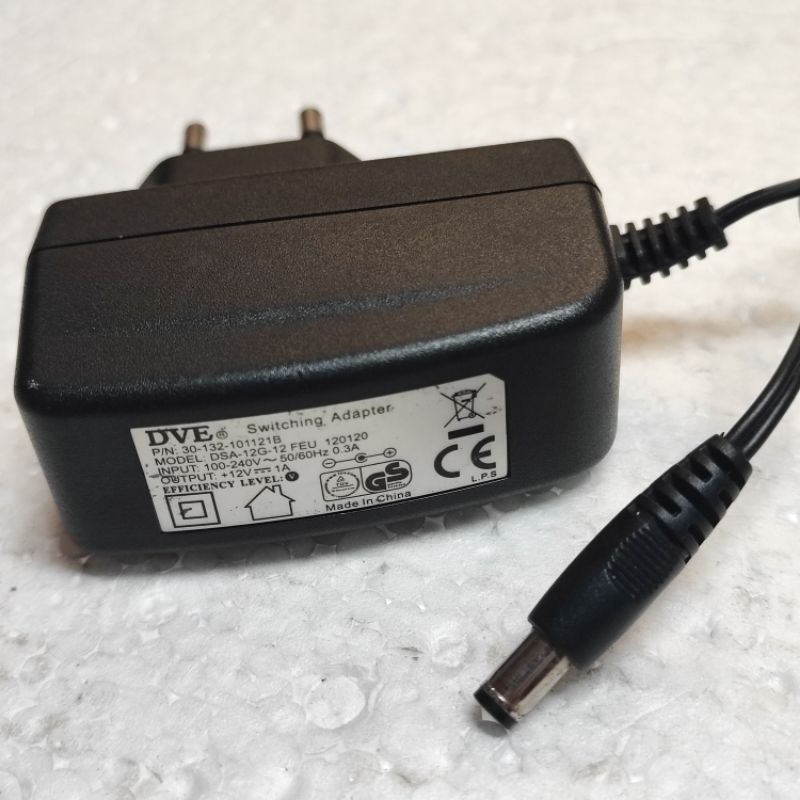 Jual Adaptor DVE 12V 1A Jack 5,5mm | Shopee Indonesia