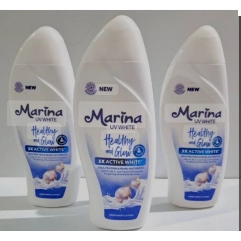 Jual Marina healthy & glow body lotion 185ML | Shopee Indonesia