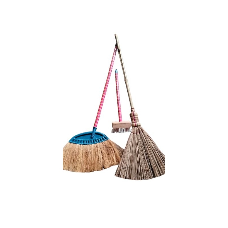 Jual Paket komplit 3in1/sapu sabut kelapa lakop/sikat bak/sapu paving ...