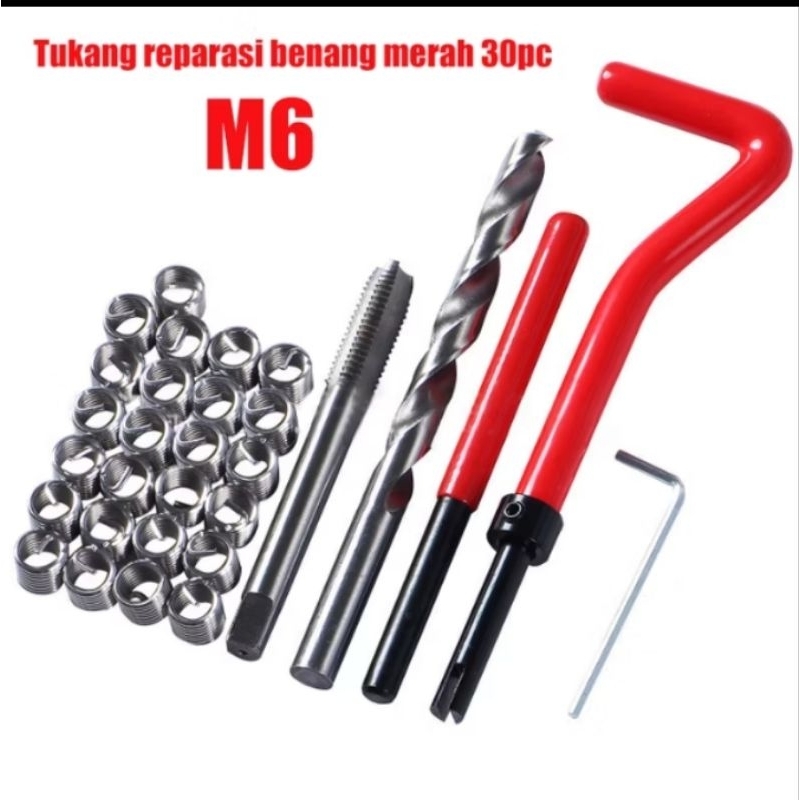 Jual Recoil Helicoil Thread Repair Pro M6 M8 Alat Mobil Motor Ulir Kit ...