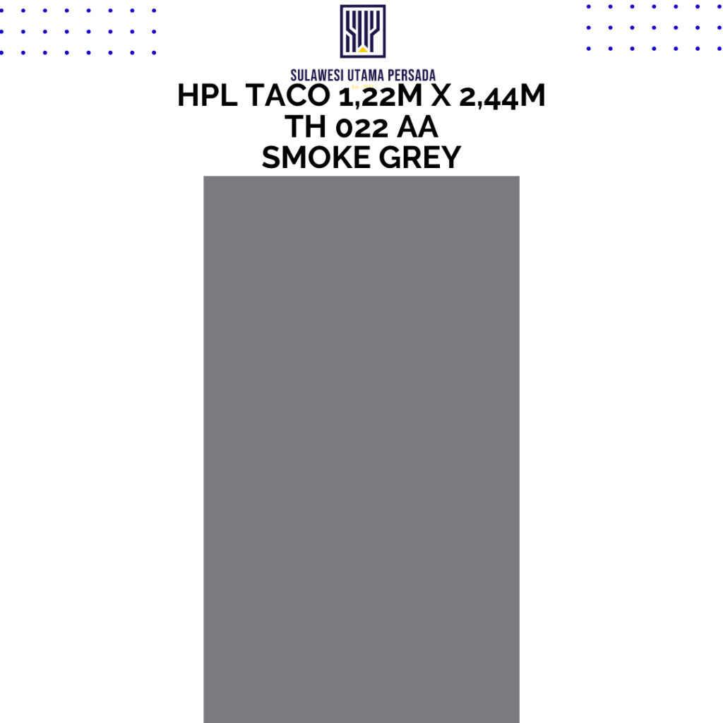 Jual HPL TACO TH 022 AA SMOKE GREY ABU-ABU TEKSTUR SOLID | Shopee Indonesia