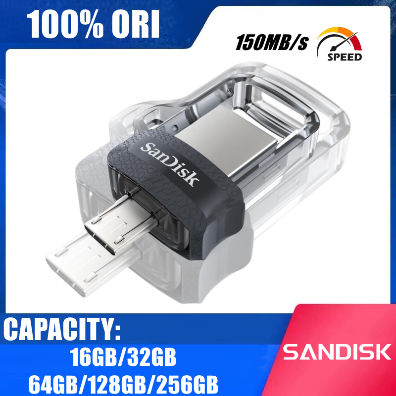 Jual Flashdrive Ultra Dual Drive OTG 16GB/32GB/64GB/128GB Transmisi ...