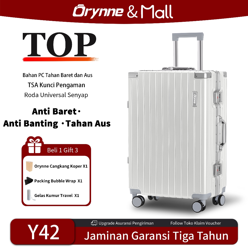 Jual Orynne Koper 26 inch polo koper hardcase koper bagasi koper jumbo ...