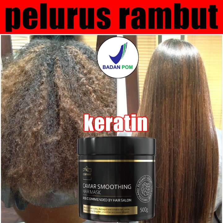 Jual BPOM masker rambut keratin masker keratin rambut smoothing keratin ...
