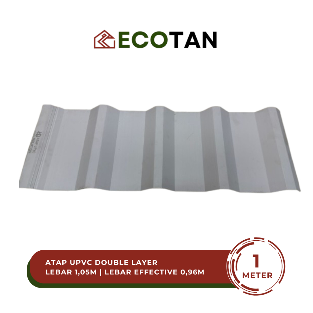 Jual DOUBLE LAYER UPVC / ATAP TWINWALL / ATAP 2 LAPIS UPVC | Shopee ...