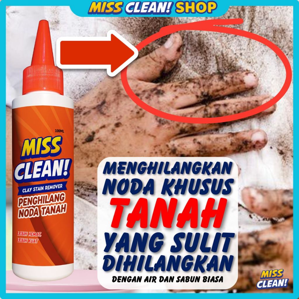 Jual Miss Clean Shop - Pembersih Noda Pakaian | Membersihkan Noda Tanah ...
