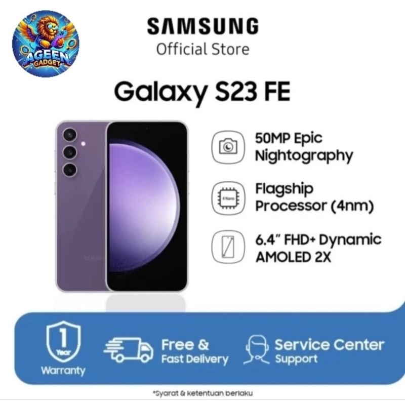 Jual SAMSUNG GALAXY S23FE 5g(8/128) (8/256) GARANSI RESMI INDONESIA | Shopee Indonesia