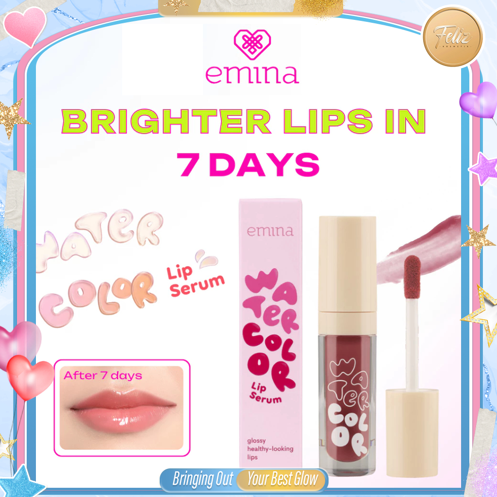 Jual * FELIZ * EMINA Water Color Lip Serum | Shopee Indonesia