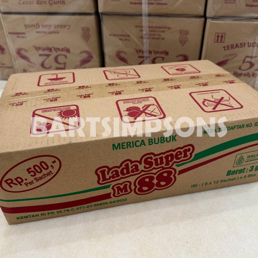 Jual LADA PUTIH Bubuk Asli Merek M88 Kualitas Super Untuk Masakan per ...